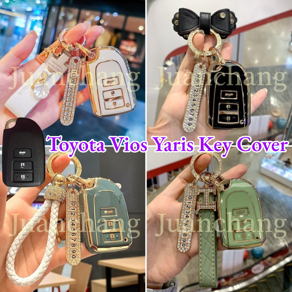 Ready Stock TPU Gold Toyota Vios Yaris Ativ Hiace Camry Corolla Chrome ...