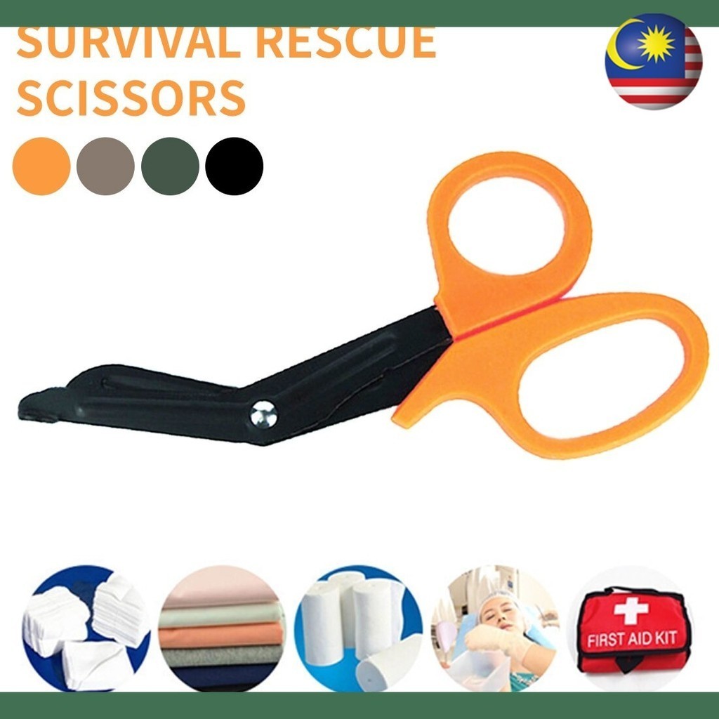 Chill Journey EDC Med scissor trauma rescuer gauze shears first aid ...