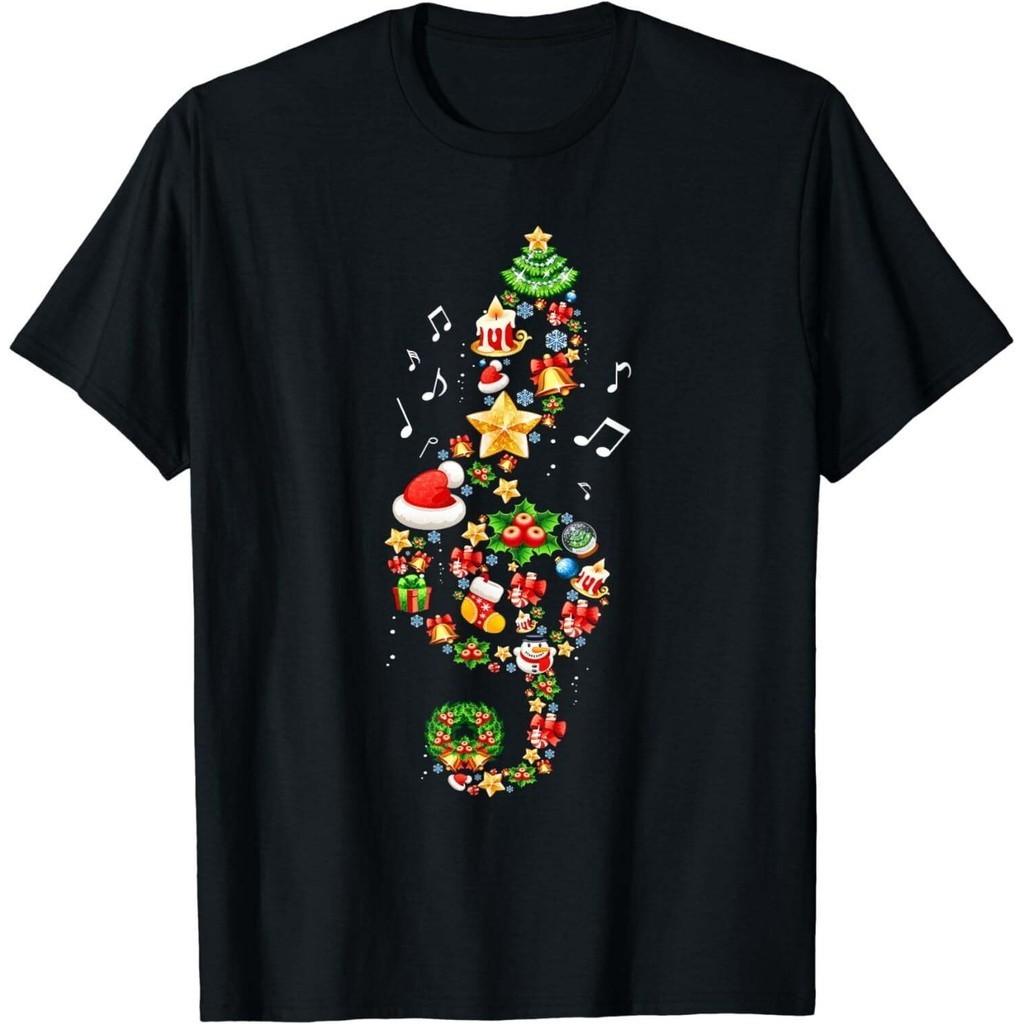 Christmas Musical Note Music Lover Teacher Sing Carols Xmas T-Shirt ...