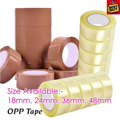 OPP Tape | 18mm 24mm 36mm 48mm | BOPP Tape | OPP Transparent Tape ...