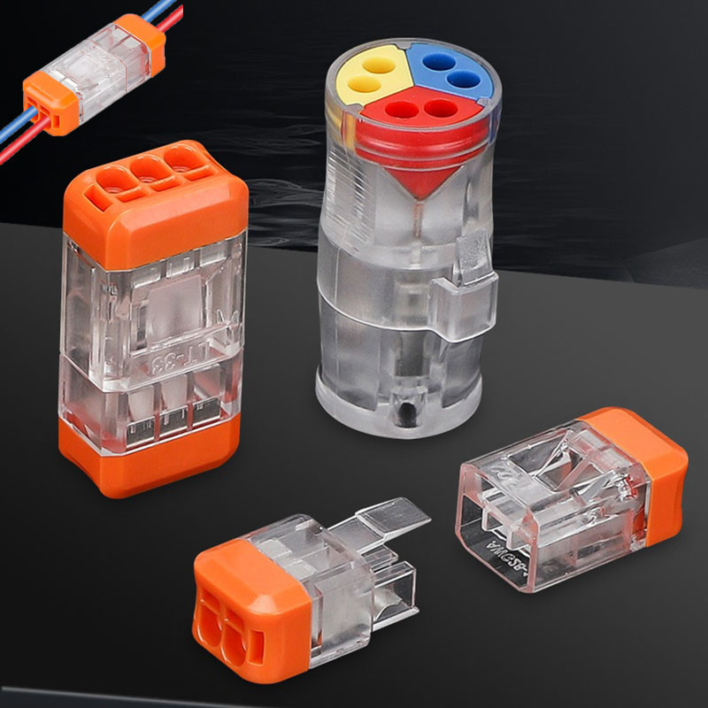 Universal compact push-in mini fast wire connectors terminal block LT ...