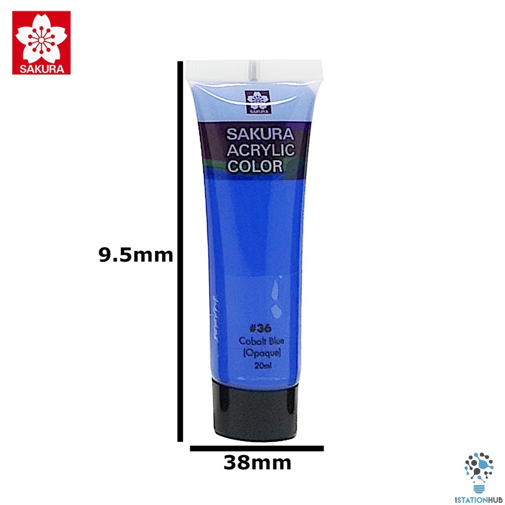 Sakura 20ml Acrylic Colour Paint | Artist Hobby | Painting Part 2/2 ...