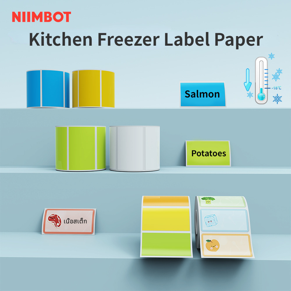 NIMBOT B21/B1/B3S Kitchen Label Stickers Household Food Classification ...