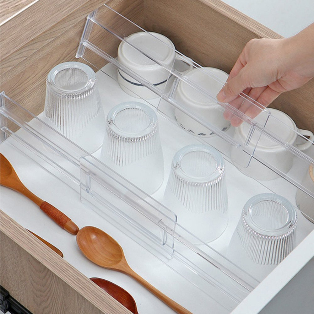 Drawer divider retractable freely combinable dividing board wardrobe ...