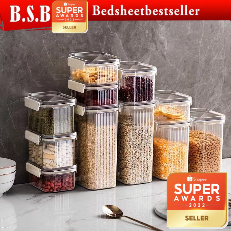 5 In 1 Food Storage Container Plastic Kitchen Fridge Noodle Box ...