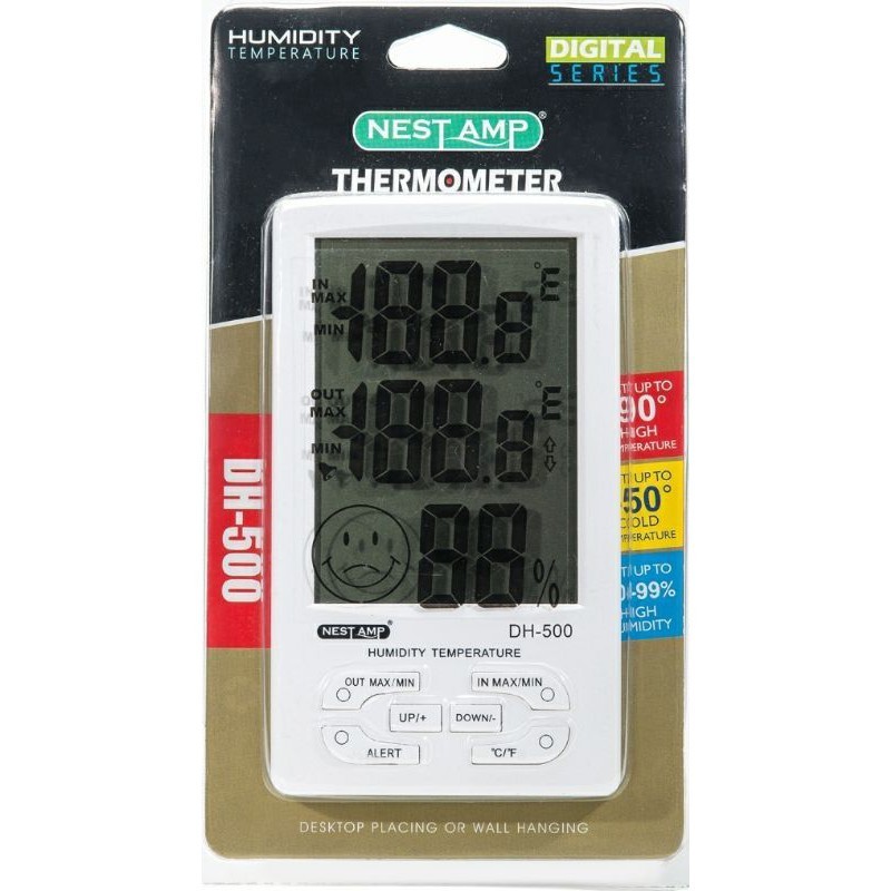 Nestamp Humidity Thermometer DH 500 Pengukur Suhu Dan Kelembapan ...