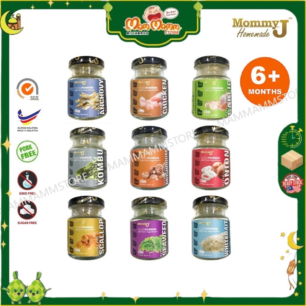 Mommy J Homemade Baby Extra Fine Food Powder 20g/35g/40g for 6 months+ | Shopee Malaysia
