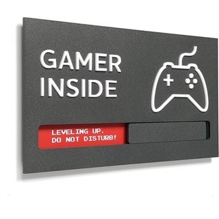 Game Room Sign and Door Sign for Bedroom Do Not Disturb Privacy Sign ...