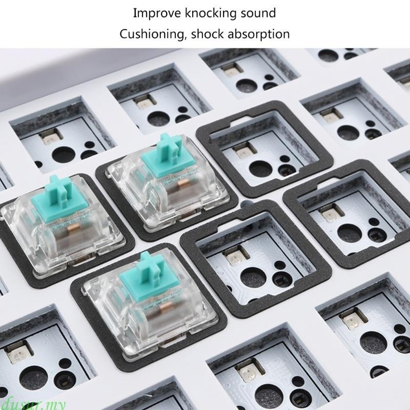 dusur7 120PCS Keyboard Switch Sound Dampeners Sheet Inter-Axis Shaft ...