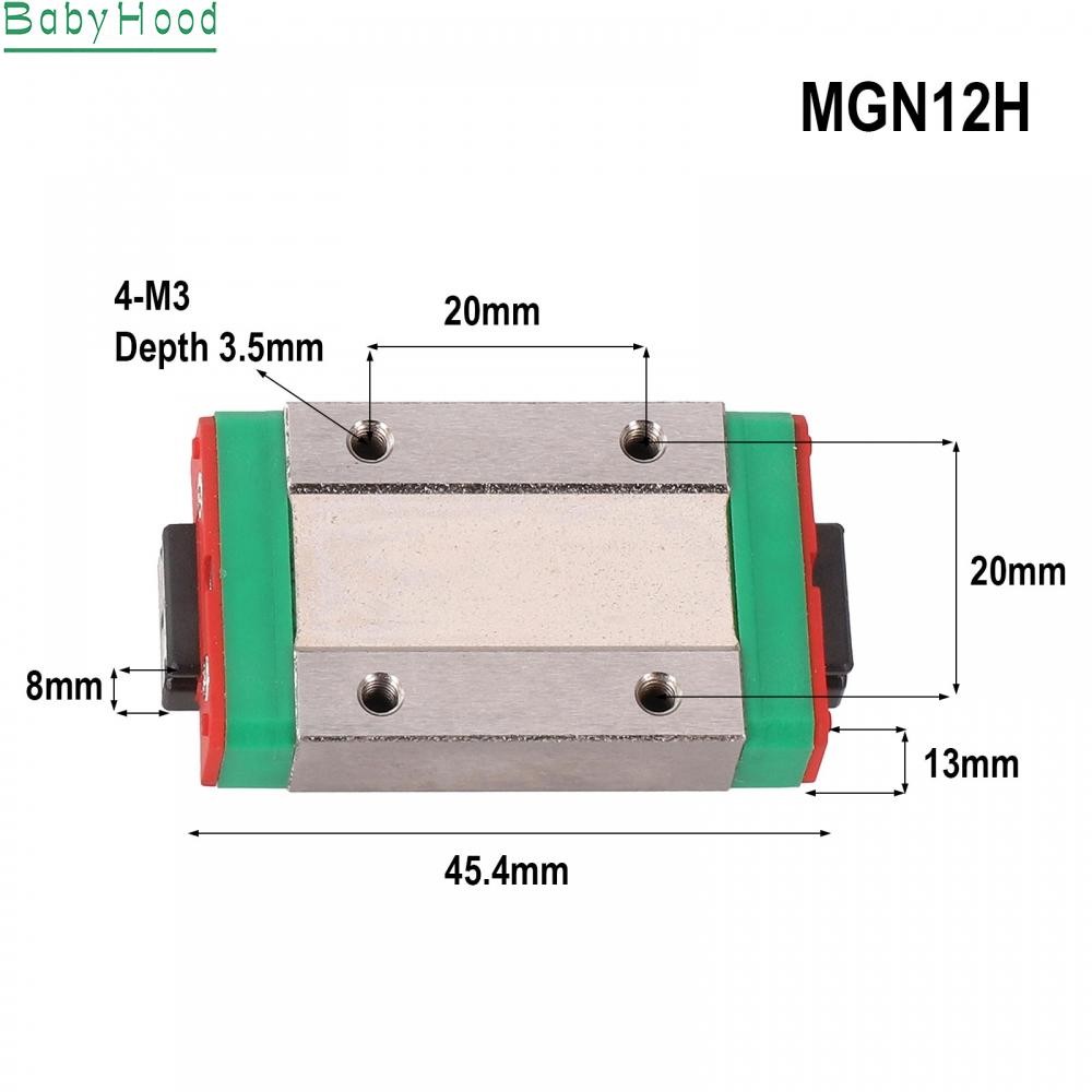 Linear Rail Block Universal High Accuracy Lightweight MGN12H Metal ...