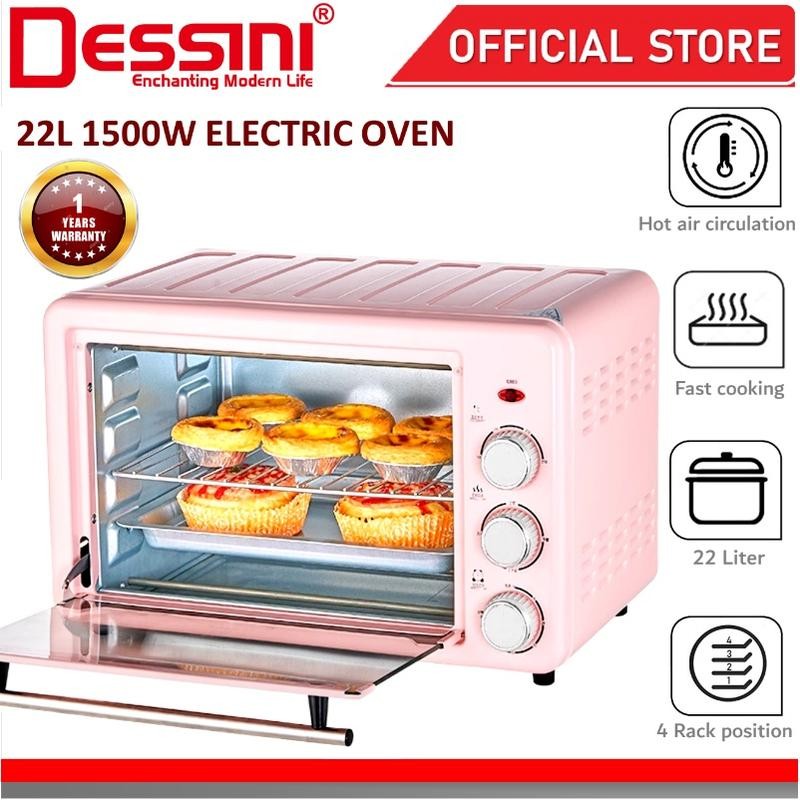 DESSINI ITALY Perolakan Ketuhar Elektrik Penggoreng Udara Panas ...