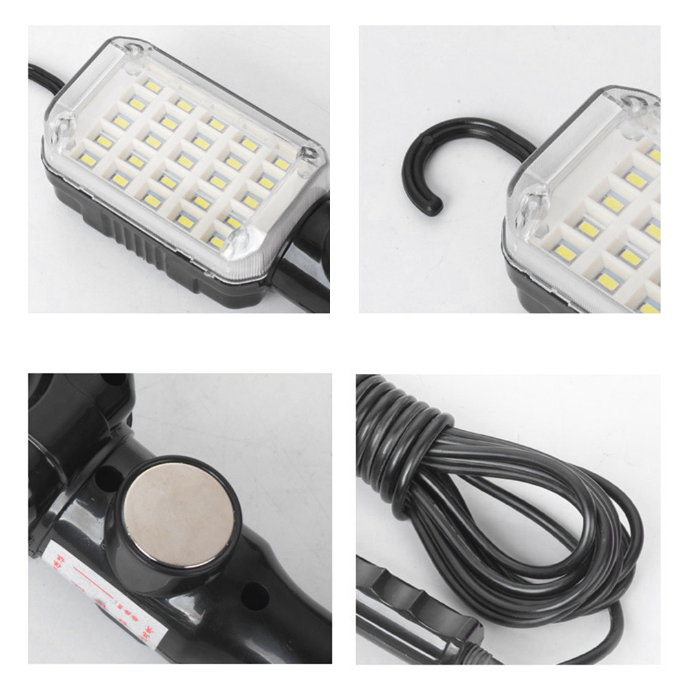 AC 220V Handheld Magnetic LED Car Inspection Lamp Work Light Torch whit ...