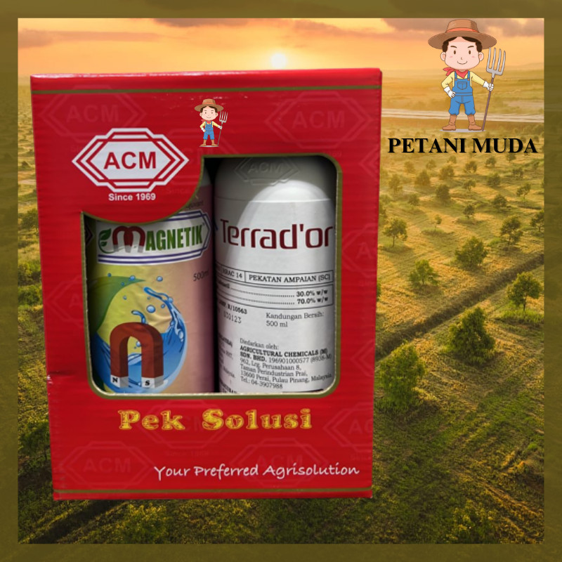 [ORIGINAL] 500ML TERRADOR FREE 500ML MAGNETIK ACM Tiafenacil 30% Racun ...