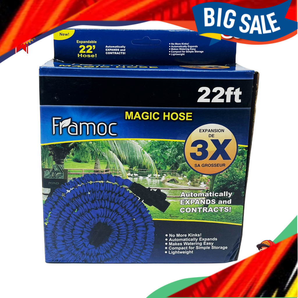 Wayar Paip Air, Getah Paip Air, House Water, Expandable Water Hose 22ft ...