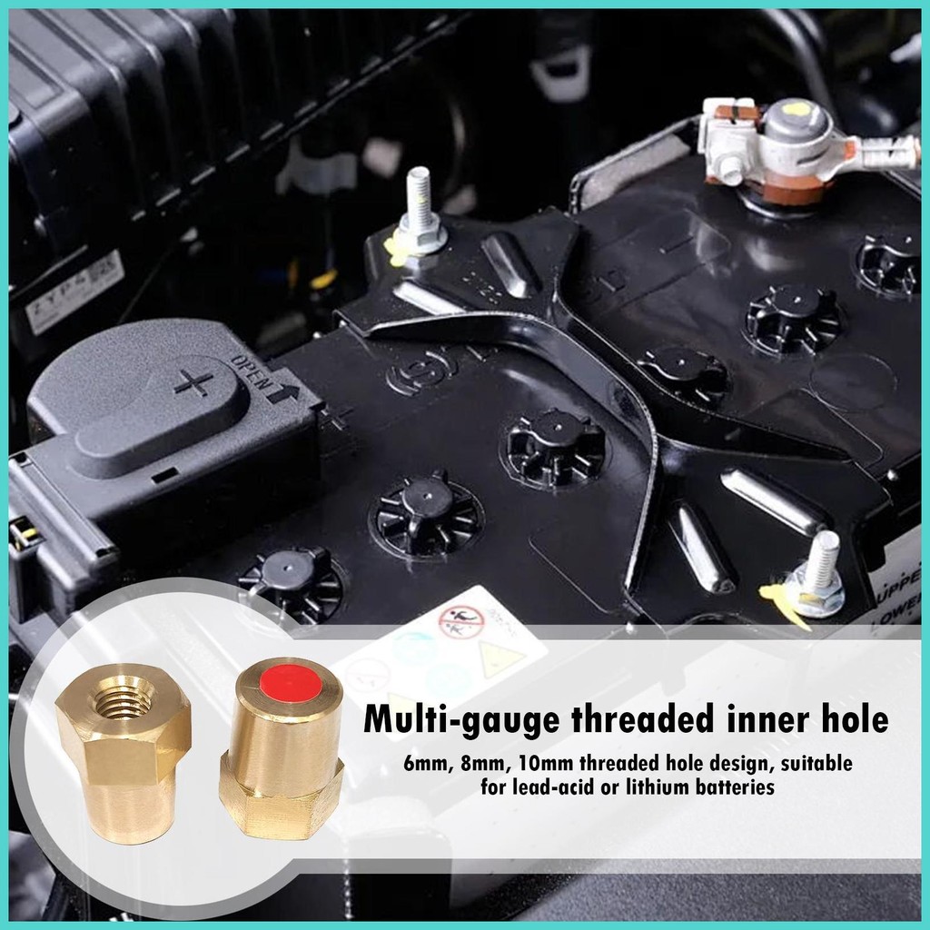 Battery Post Adapter Battery Terminal Reducer Auto Car Battery Pile ...