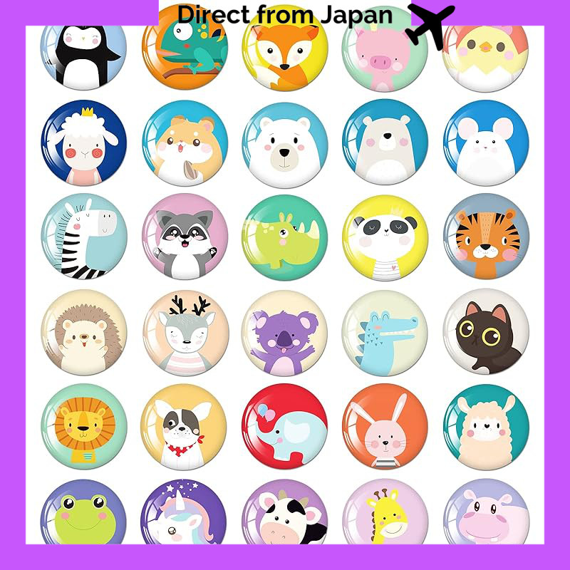 MORCART 30-Piece Cute Magnet Set for Refrigerators and Whiteboards ...