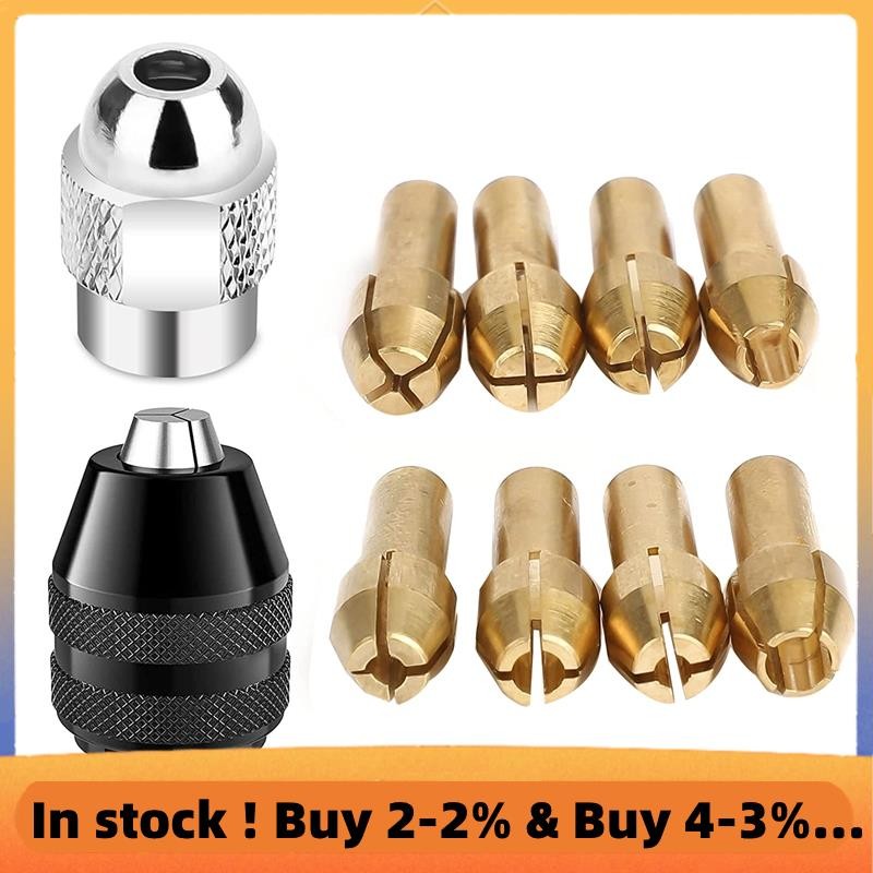 Electric Mill Copper Chuck Nut Collet Tool Replacement 4485 Brass Quick ...