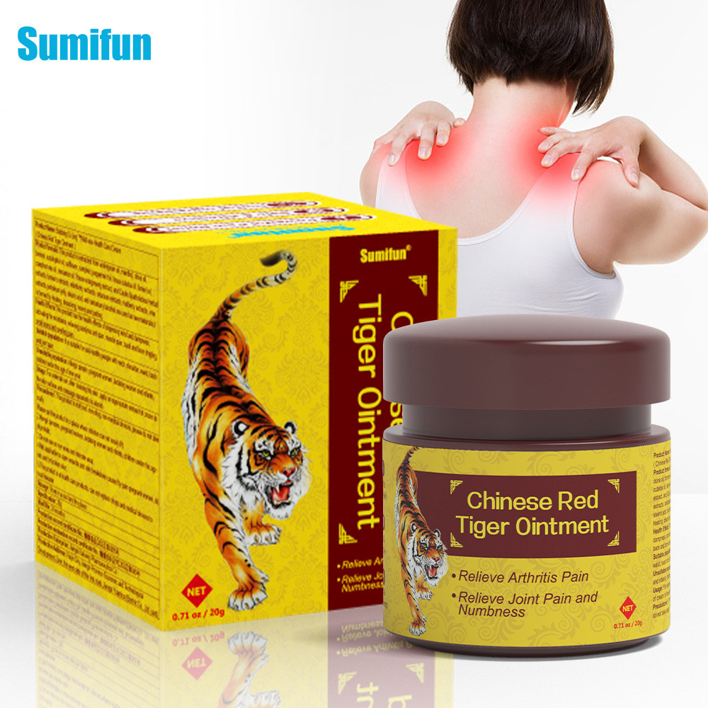 Sumifun Ointment Sticker Chinese Red Tiger Activating Cream Tiger Cream ...