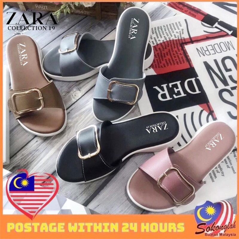 Zara Elegance 2025 Raya Ladies Stylish Luxury Comfort Women Flat ...