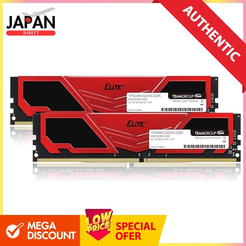 Team DDR4 3200Mhz PC4-25600 8GBx2 (16GBkit) Desktop Memory Elite Plus Series | Shopee Malaysia