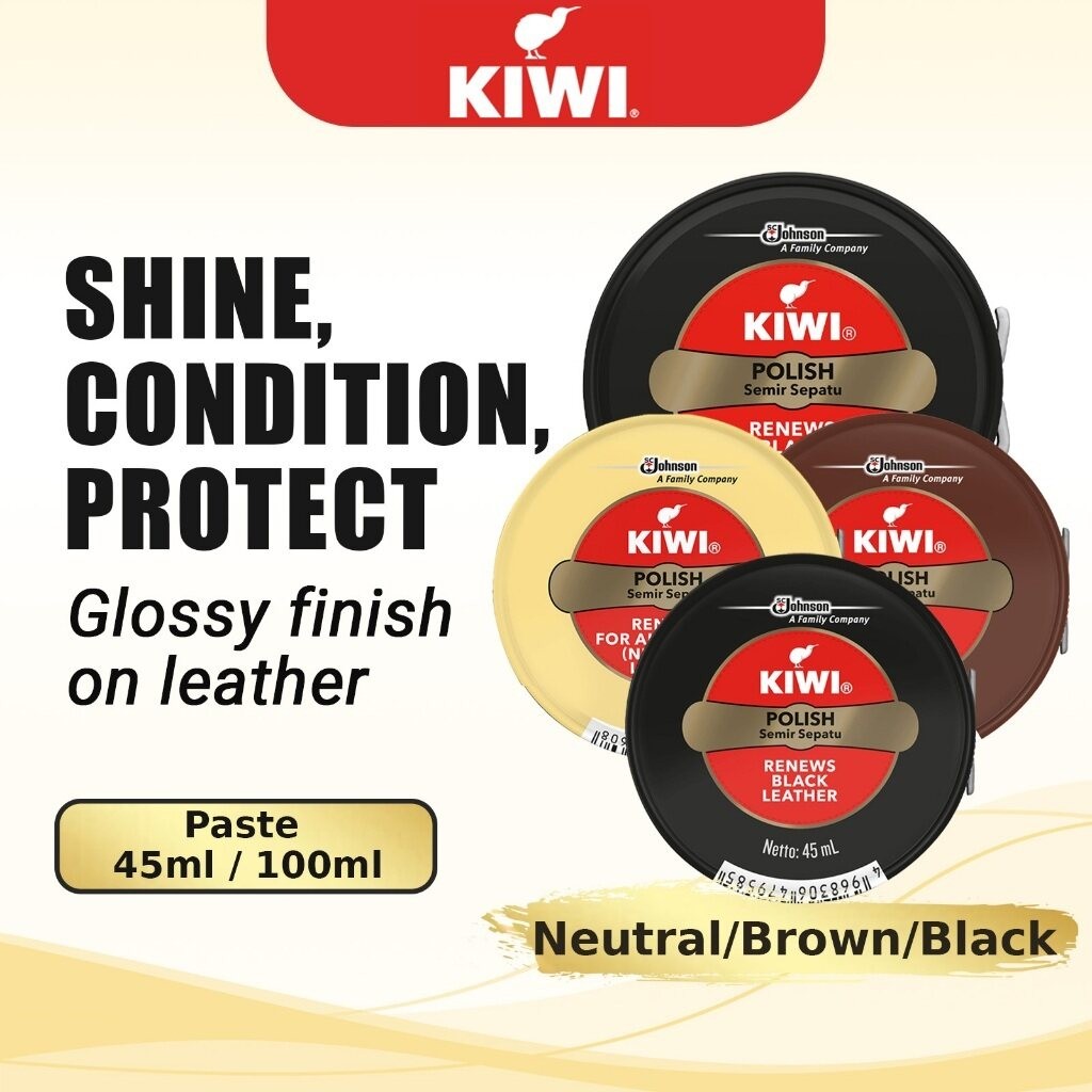 KIWI Paste Shoe Polish 45ml/100ml (Assorted Color) | Shopee Malaysia