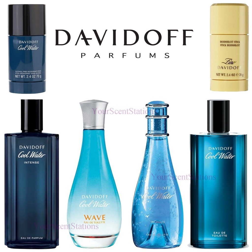 D@VlD0FF Men & Women Series - Cool Water Intense / Cool Water /Wave ...