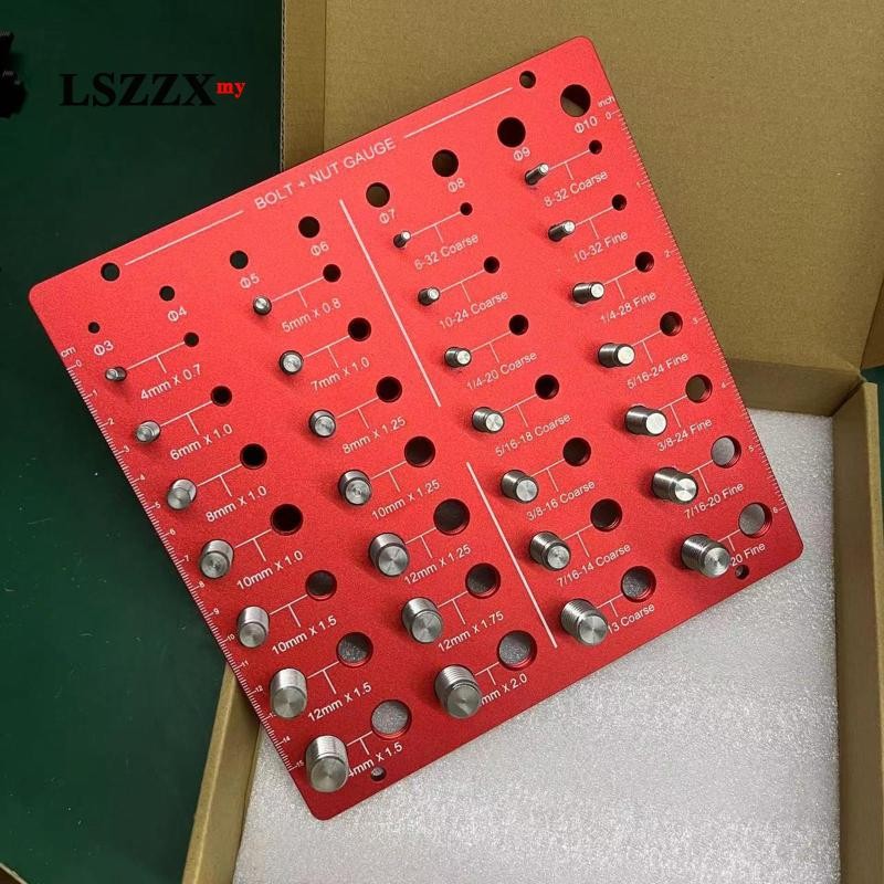 [LszzxMY] Thread Checker Identifier Gauge Aluminum Alloy Professional ...