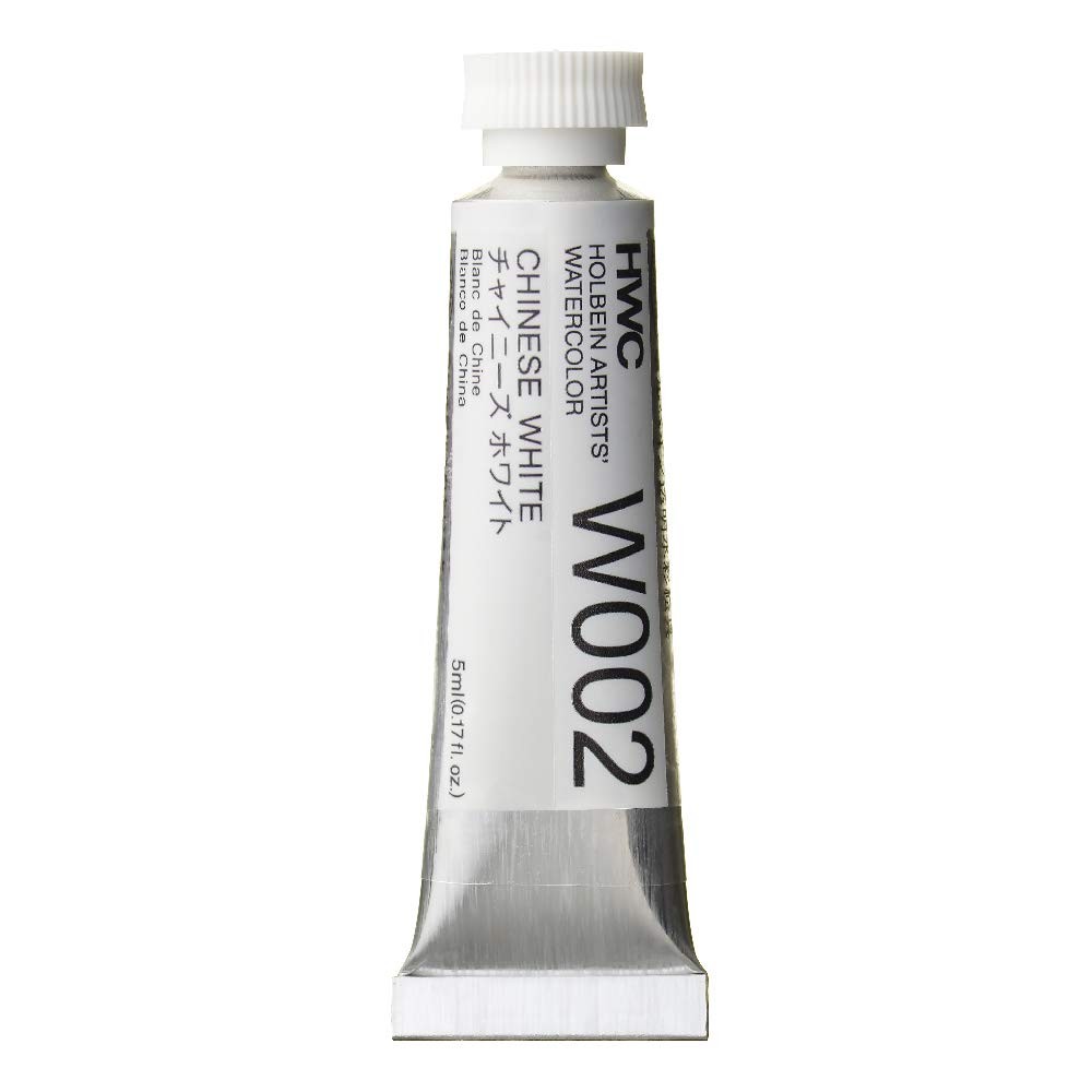 HOLBEIN Transparent Watercolor Paint 5ml W002 Chinese White | Shopee ...
