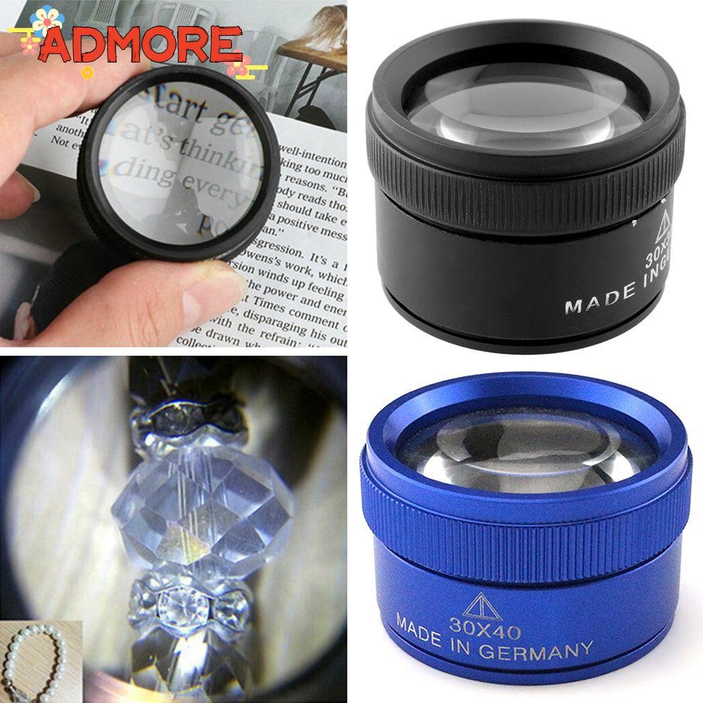 ADMORE HD Magnifier Portable 30x 40mm For Coins Stamps Jewelry Lupe Microscope | Shopee Malaysia