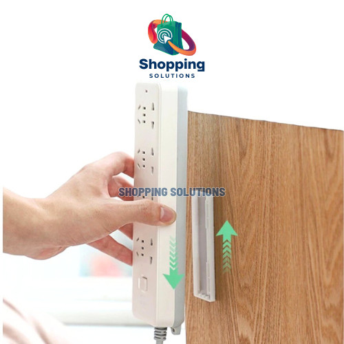 Wall Mounted Electrical Plug Board Socket Holder Strip | Shopee Malaysia