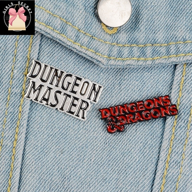 QQBdecorPinHat Dungeon Master Enamel Pin Dungeons and Dragons Brooch ...