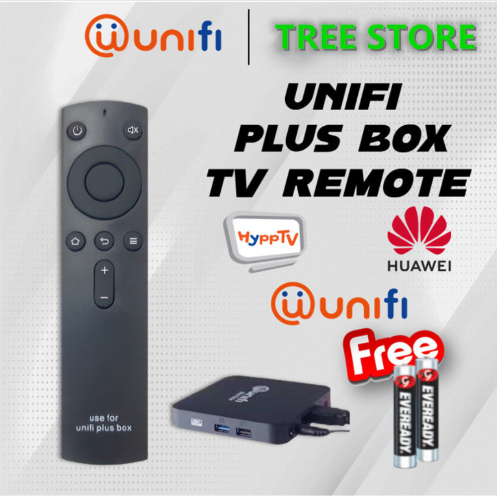 UNIFI PLUS Box TV Remote Black for UNIFI HyppTv Huawei TV box ...