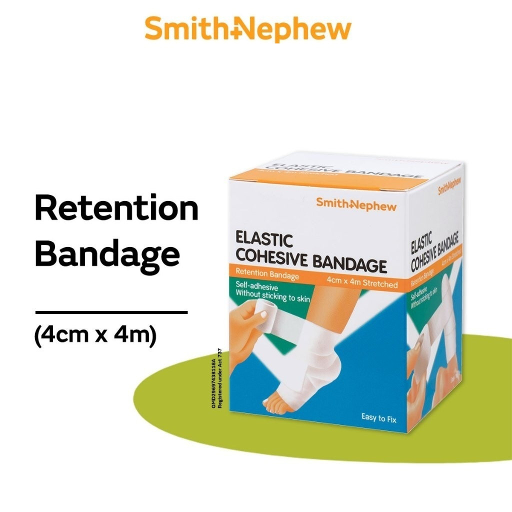Smith & Nephew Elastic Cohesive Bandage (4cm x 4m) | Shopee Malaysia