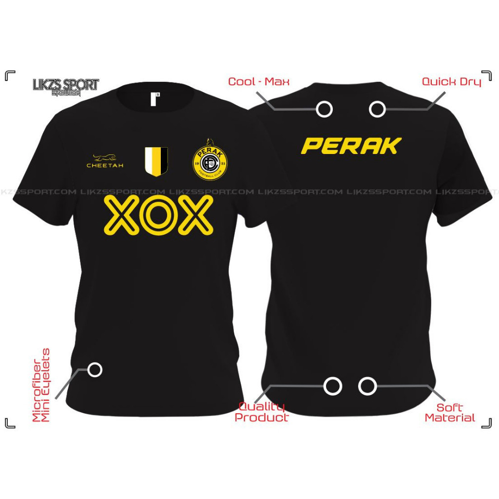 Myra Sport Perak FC Pre Match Jersey DX4-Flag Cheetah RN Football l ...