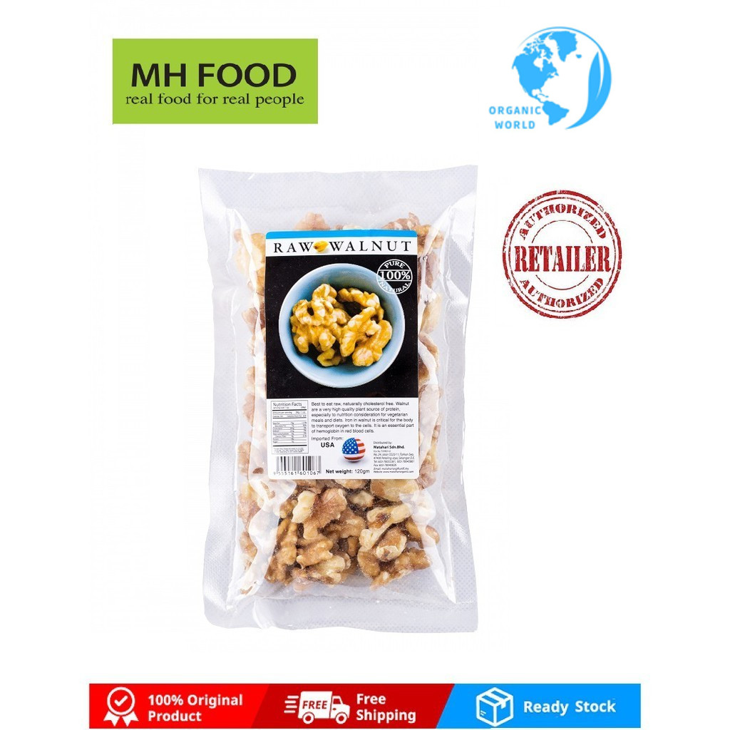 MH FOOD 100% Pure Natural Raw Walnut 120g | Shopee Malaysia