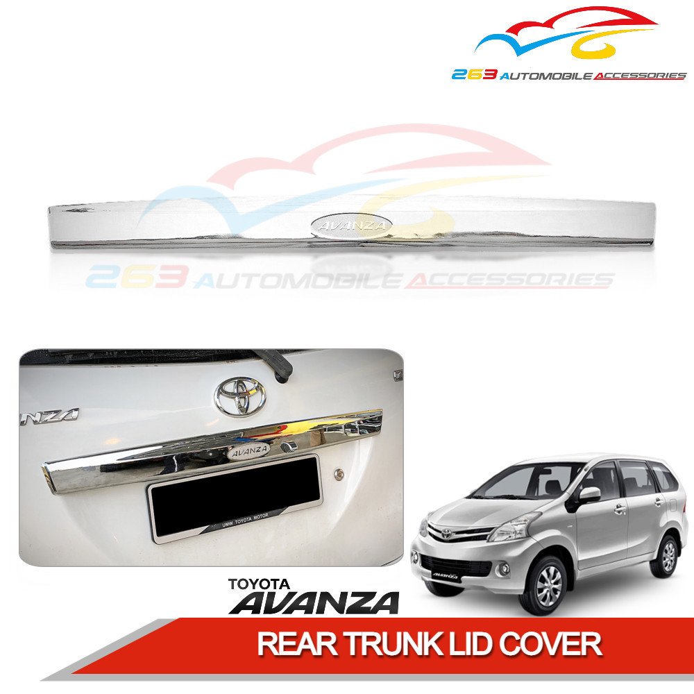 TOYOTA AVANZA 2012-2018 REAR BONNET BACK DOOR ADORNMENT TRUNK LID COVER ...