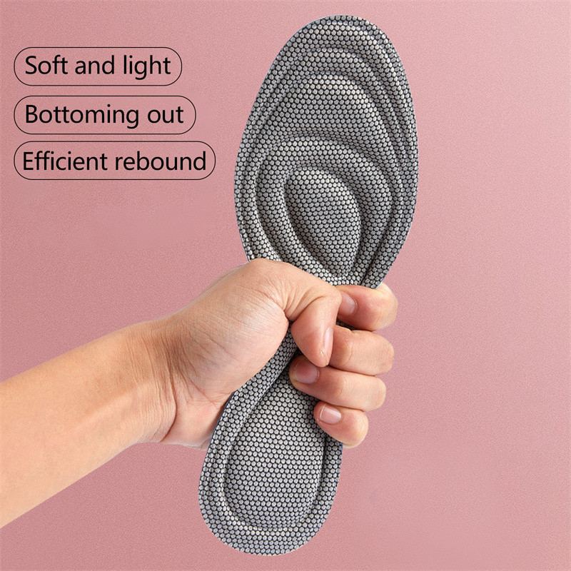 1 Pairs Memory Foam Insoles for Shoes Men Women Nano Antibacterial ...