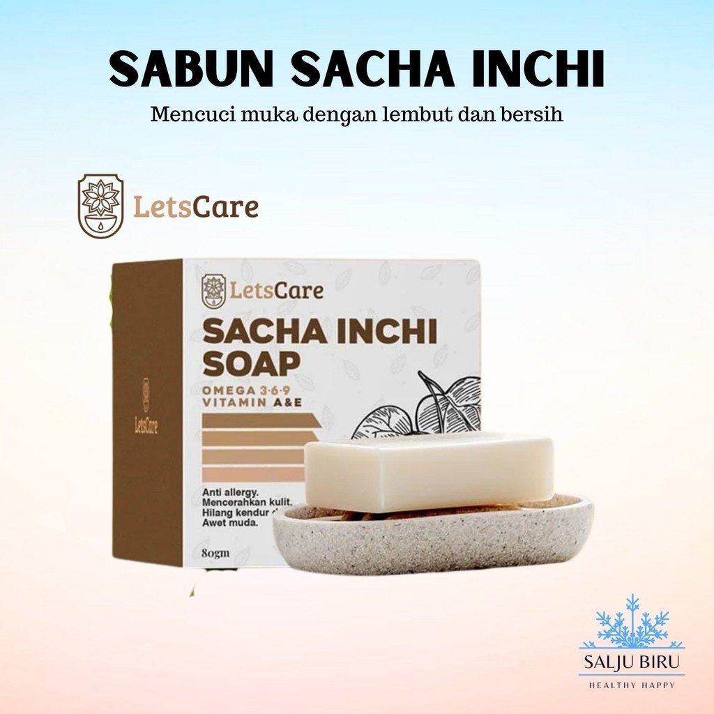 ORIGINAL - LETSCARE Sabun Sacha Inchi Soap ANTI AGE 80G KKM Approved ...