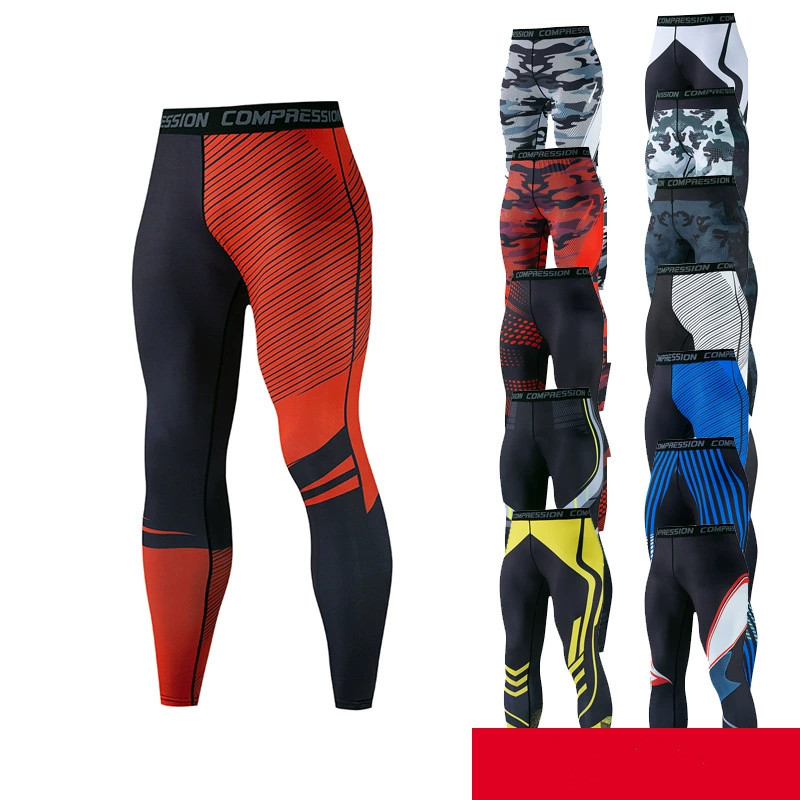Sports Tight Pants Men's Fitness Pants Quick Drying Yoga Sports Pants ...