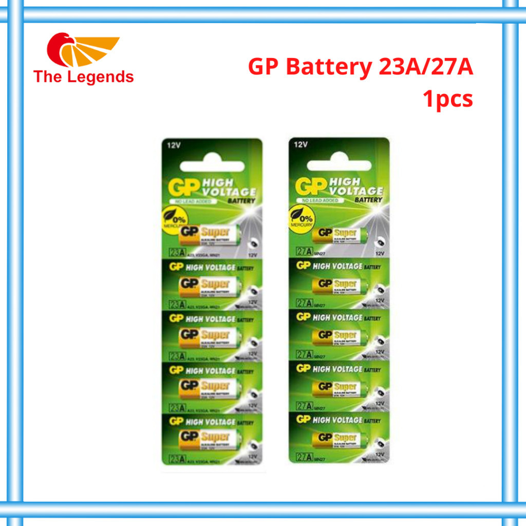 23A / 27A GP超霸 Super Alkaline Battery Remote Control 1pcs LG | Shopee ...