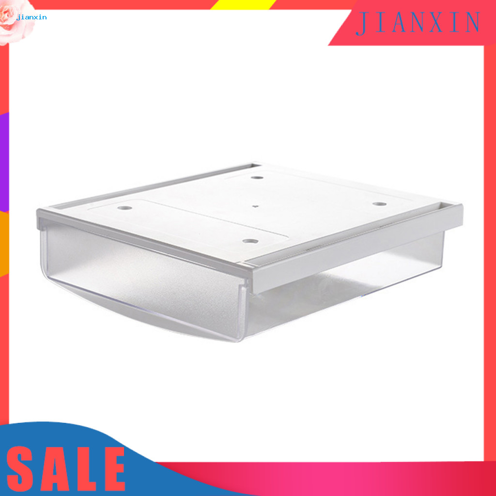 under Desk Drawer Attachable Hidden Self-Adhesive Slide-out Plastic ...