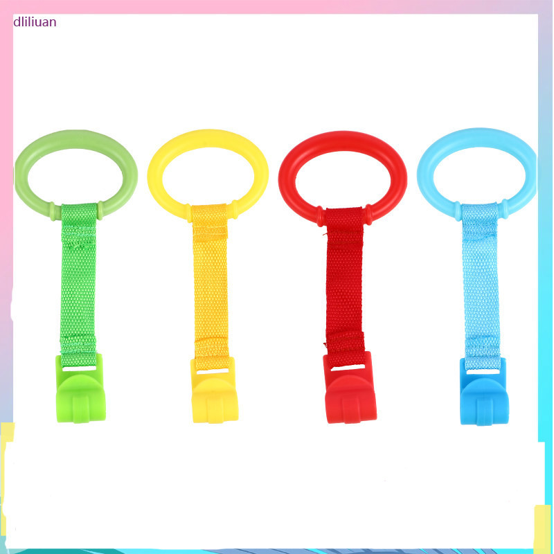 Pull Toddler Toys Rings Baby Playpen Hand Crib Strap Themseleves Pullup ...