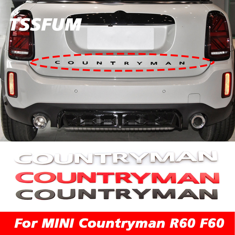 Car Styling For MINI Cooper S JCW Countryman R60 F60 Car Tail Metal 3D ...