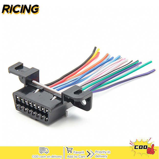 RAM Obd2 Female 16-pin Car Diagnostic Extension Cable Ecu Testing Main ...