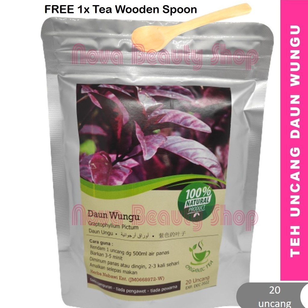 Teh Uncang Daun Wungu (20 Uncang) Untuk Buasir Hemorrhoid Sembelit ...