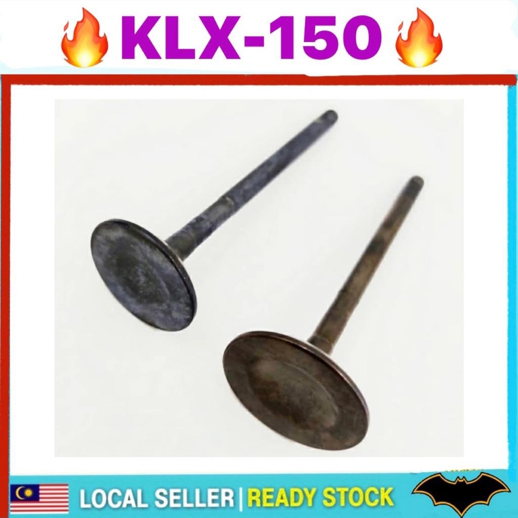 KAWASAKI KLX150 IN VALVE / EX VALVE INTAKE VALVE EXHAUST VALVE SET IN ...