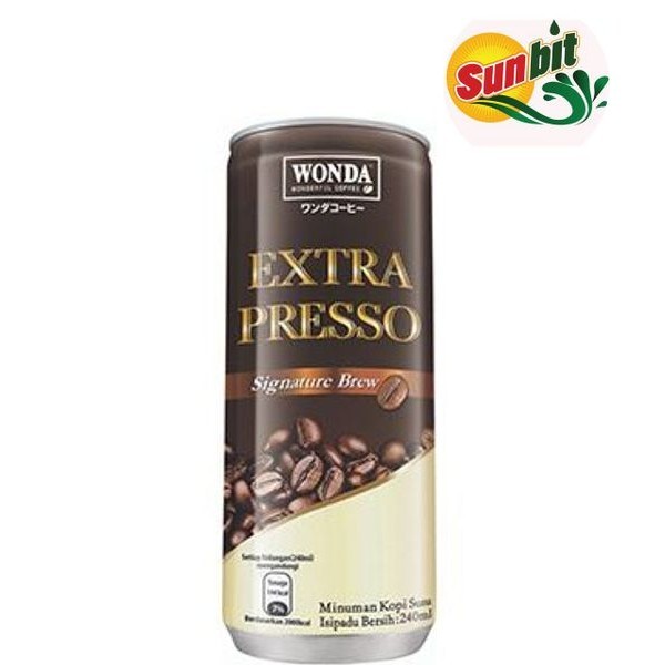 Wonda Extra Presso Signature Brew 240ml | Shopee Malaysia