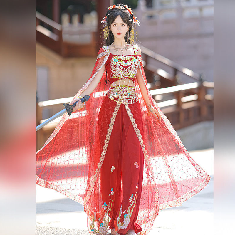 Miaomiaoshan Original Hanfu Exotic Princess Dunhuang Feitian Western ...
