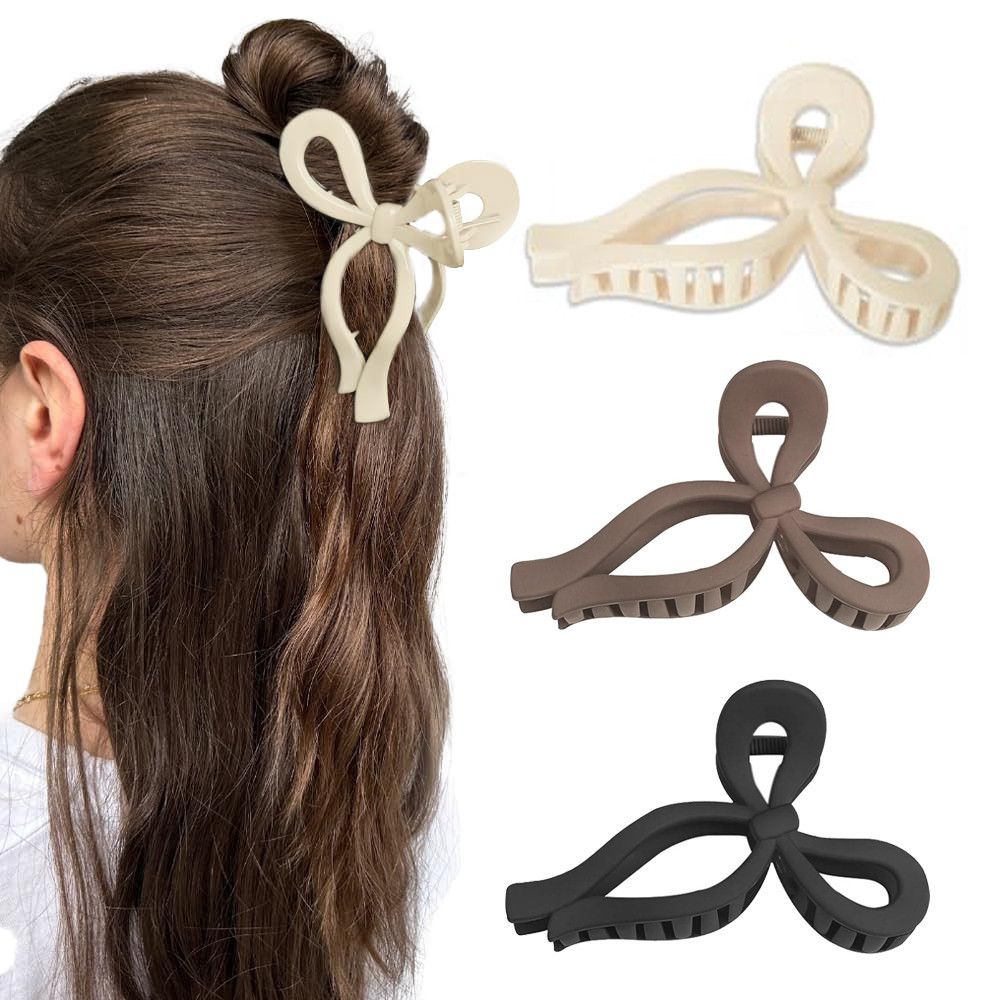 Bows Claw Clips for Women ,Cute Hair Bows Clips ,Trendy Claw Clips for ...