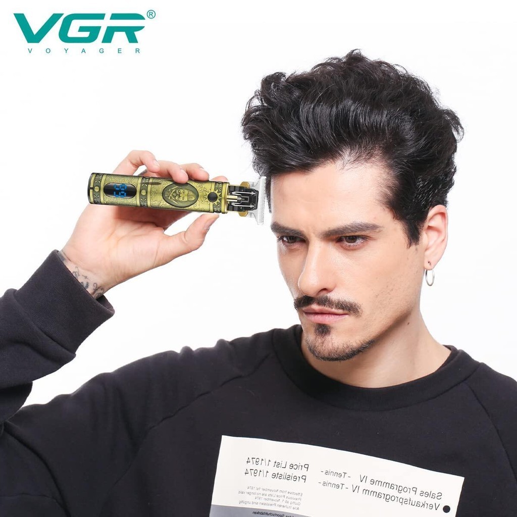 ORIGINAL VGR V-228 Steel Cordless Clipper Professional Hair Trimmer(100 ...